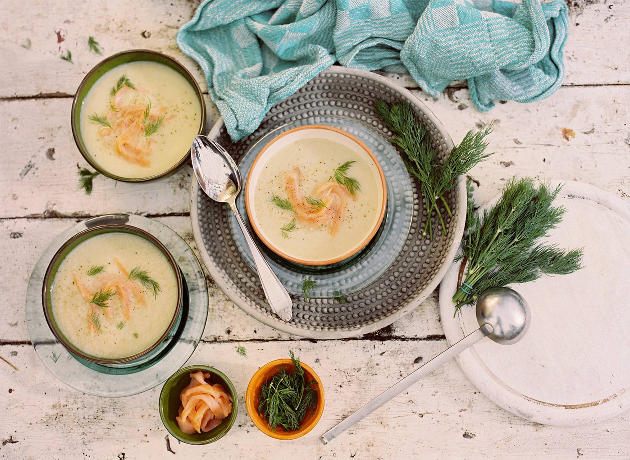 Venkelsoep met gerookte zalm recept - Allerhande | Albert Heijn