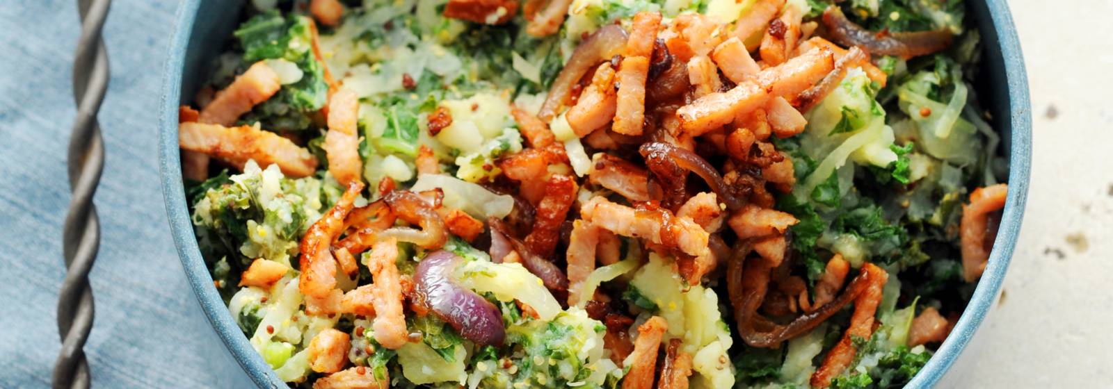 Stamppot dubbele groenten met zoete aardappel. recept - Allerhande | Albert Heijn