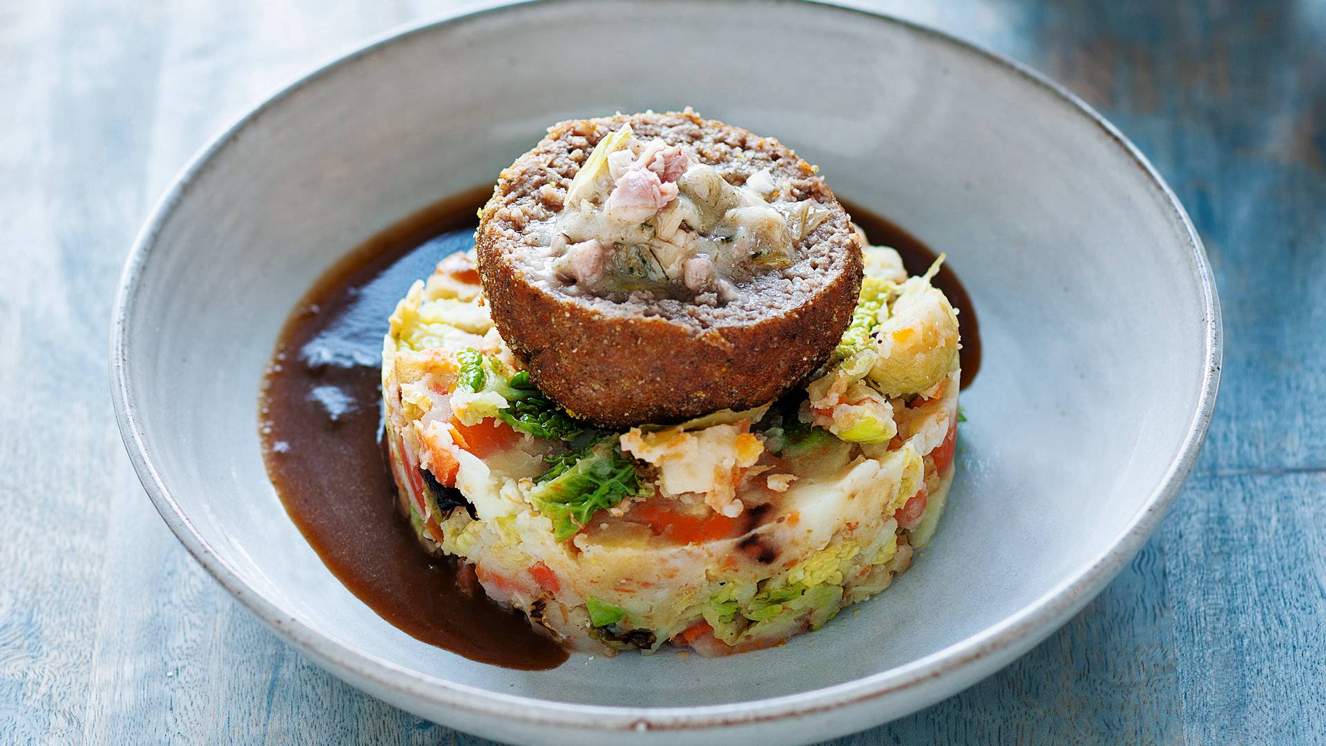 Ham-preibal met stoemp en saus Balls & Glory recept - Allerhande ...