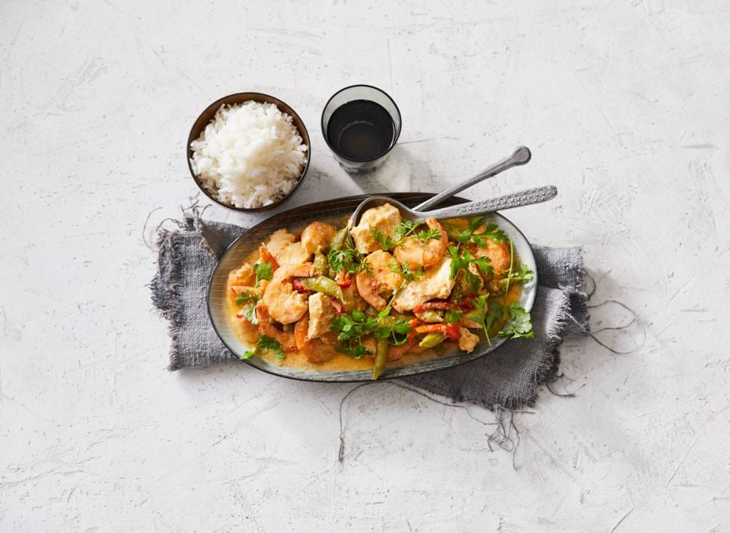 Viscurry met zelfgemaakte currypasta recept - Allerhande | Albert Heijn