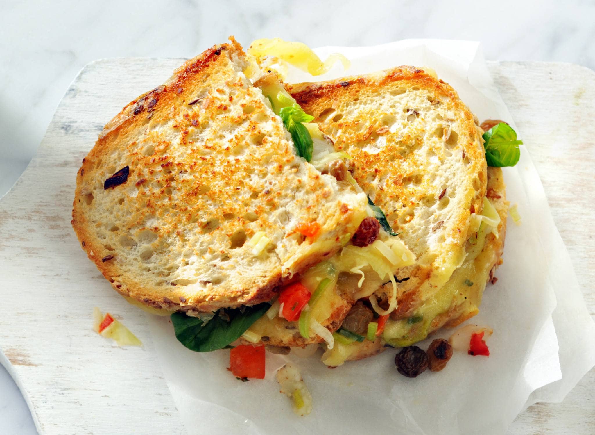 Kleurrijke groentetosti recept - Allerhande | Albert Heijn