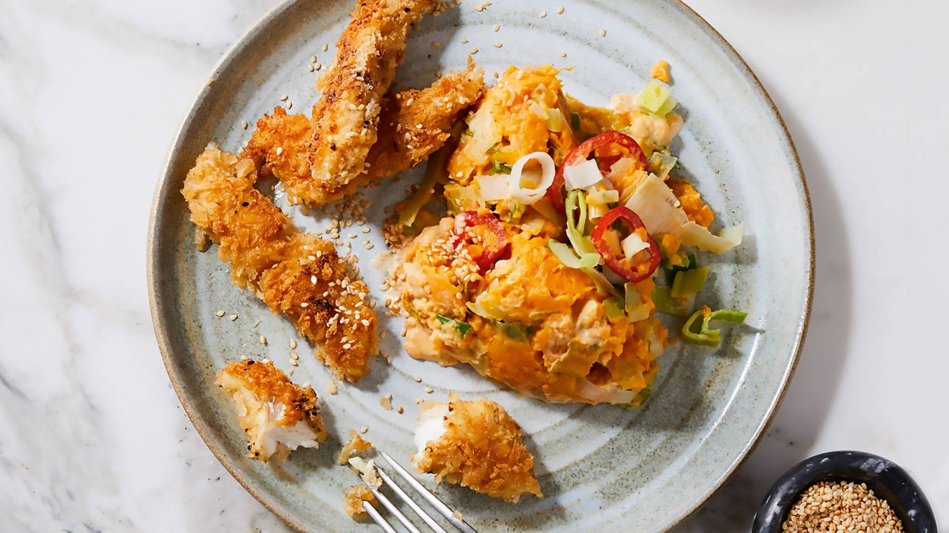 Zelfgemaakte vissticks met spicy korstje recept - Allerhande | Albert Heijn