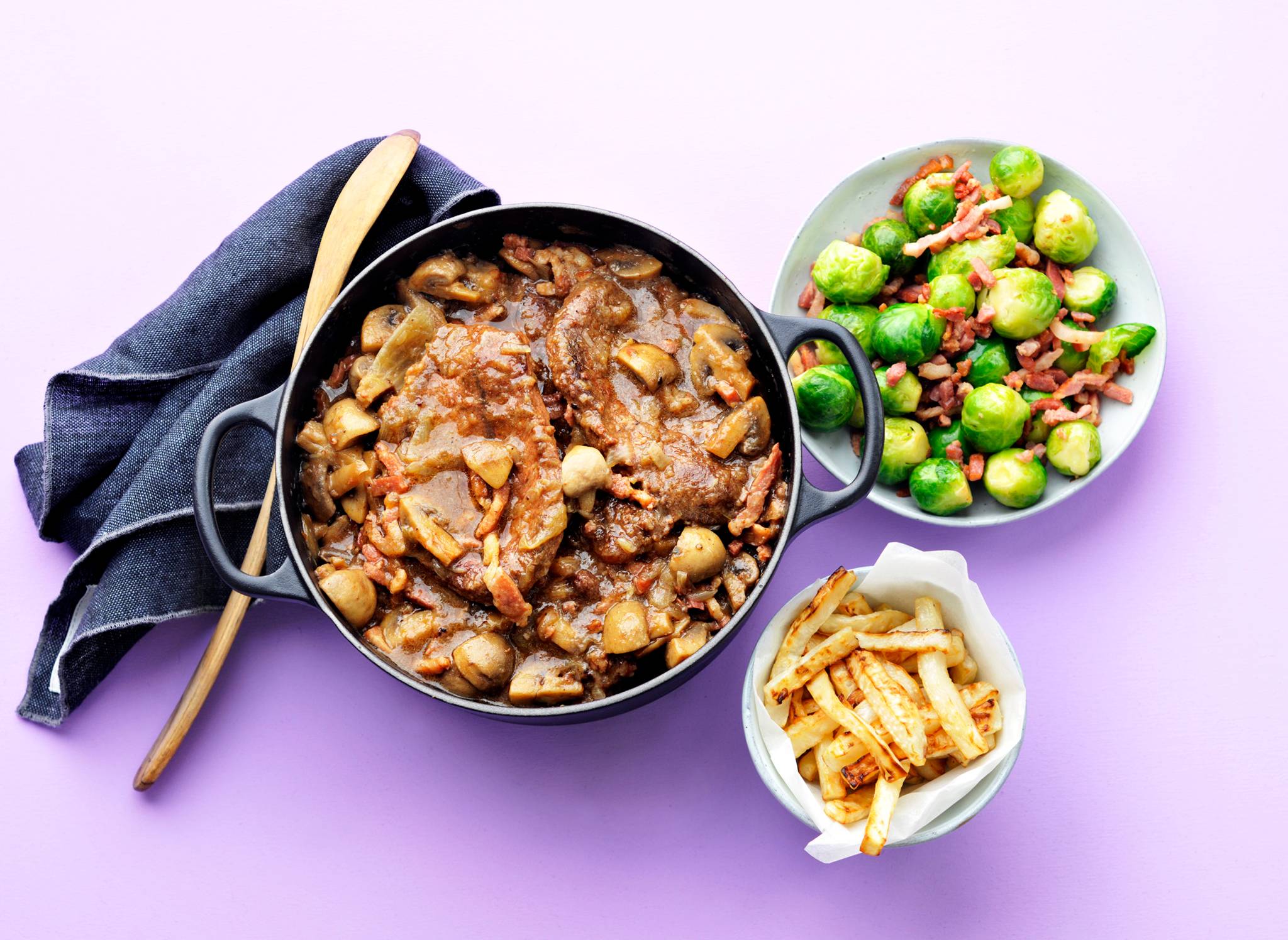 Hollandse runderstoof met knolselderijfrites recept - Allerhande ...