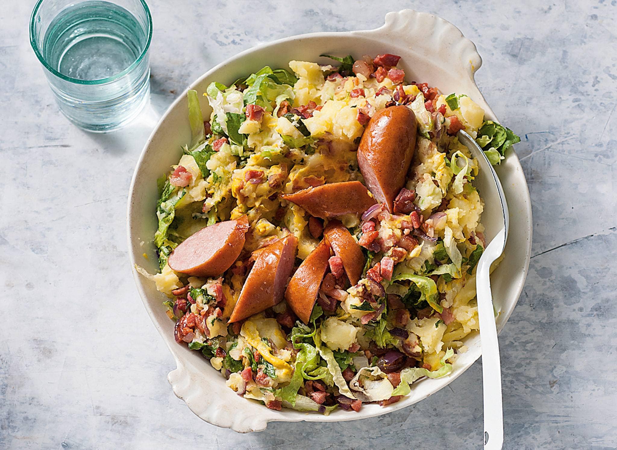 Andijviestamppot met Gelderse rookworst recept - Allerhande | Albert Heijn