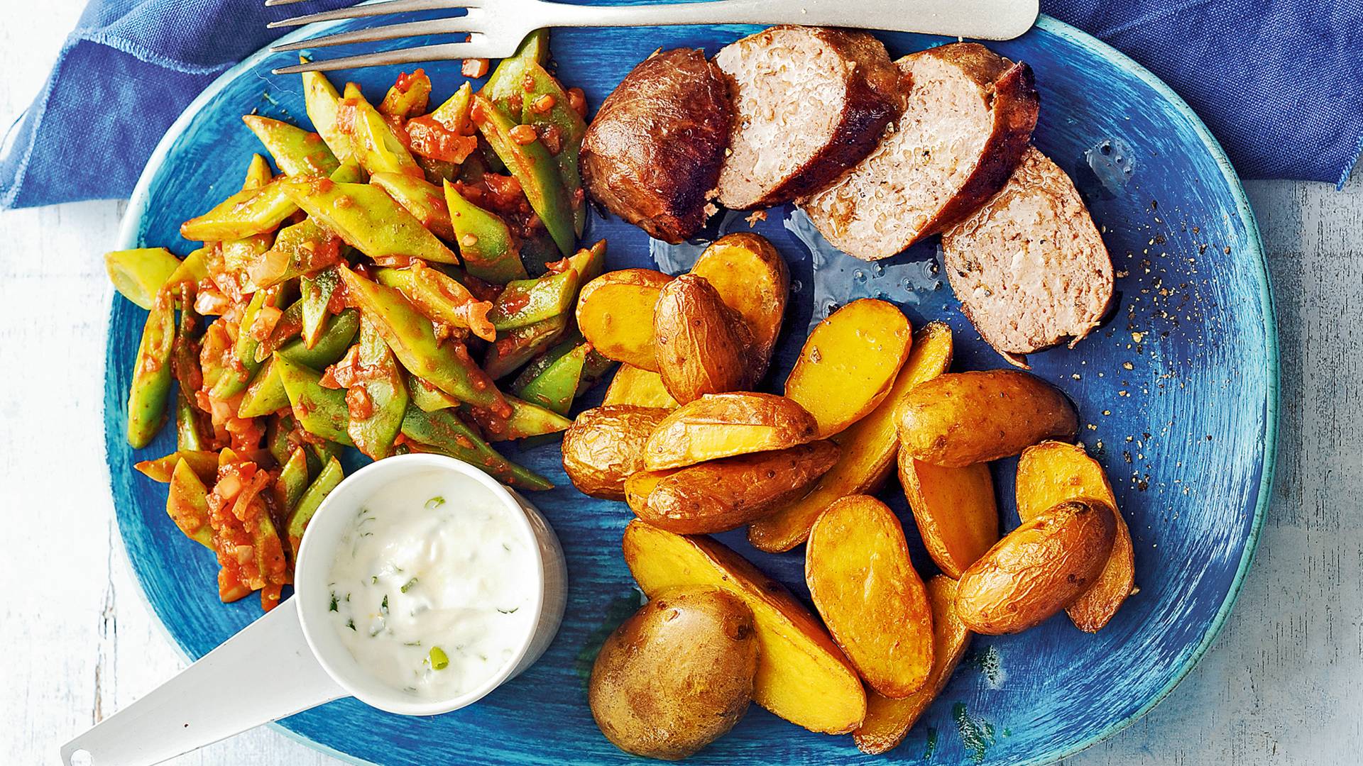 Rundervink met snijbonen en ovenaardappelen recept - Allerhande ...