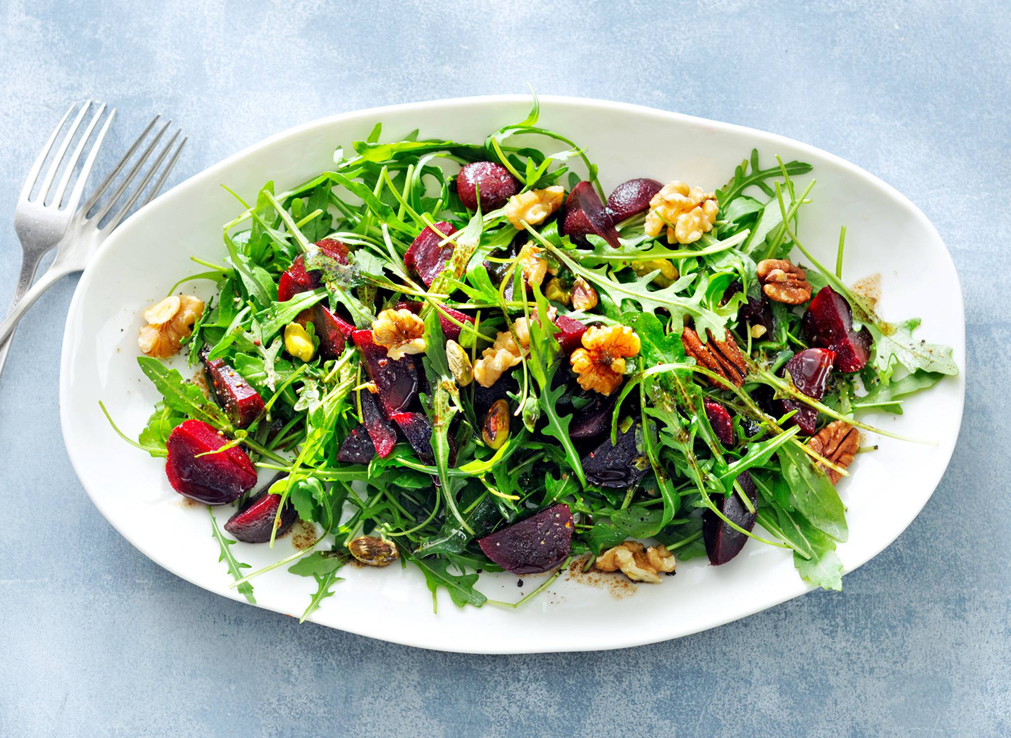 Rucolasalade met bietjes en balsamico recept - Allerhande | Albert Heijn