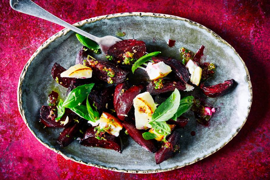 Meiraap met kruidenolie en feta. recept - Allerhande | Albert Heijn