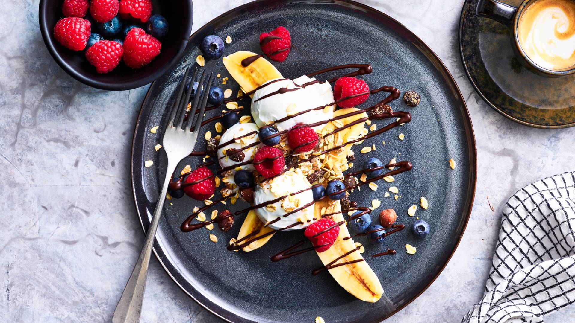 Breakfast bananensplit recept - Allerhande | Albert Heijn België