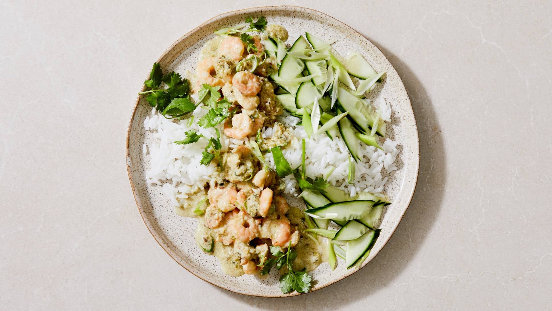 Thaise groene curry met garnalen en rijst recept - Allerhande | Albert ...