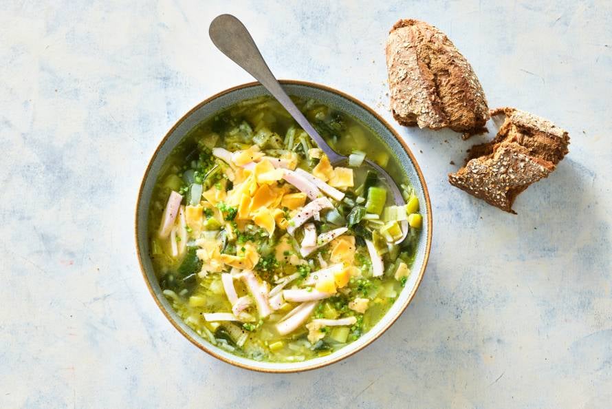 Rösti-maaltijdsoep recept - Allerhande | Albert Heijn België