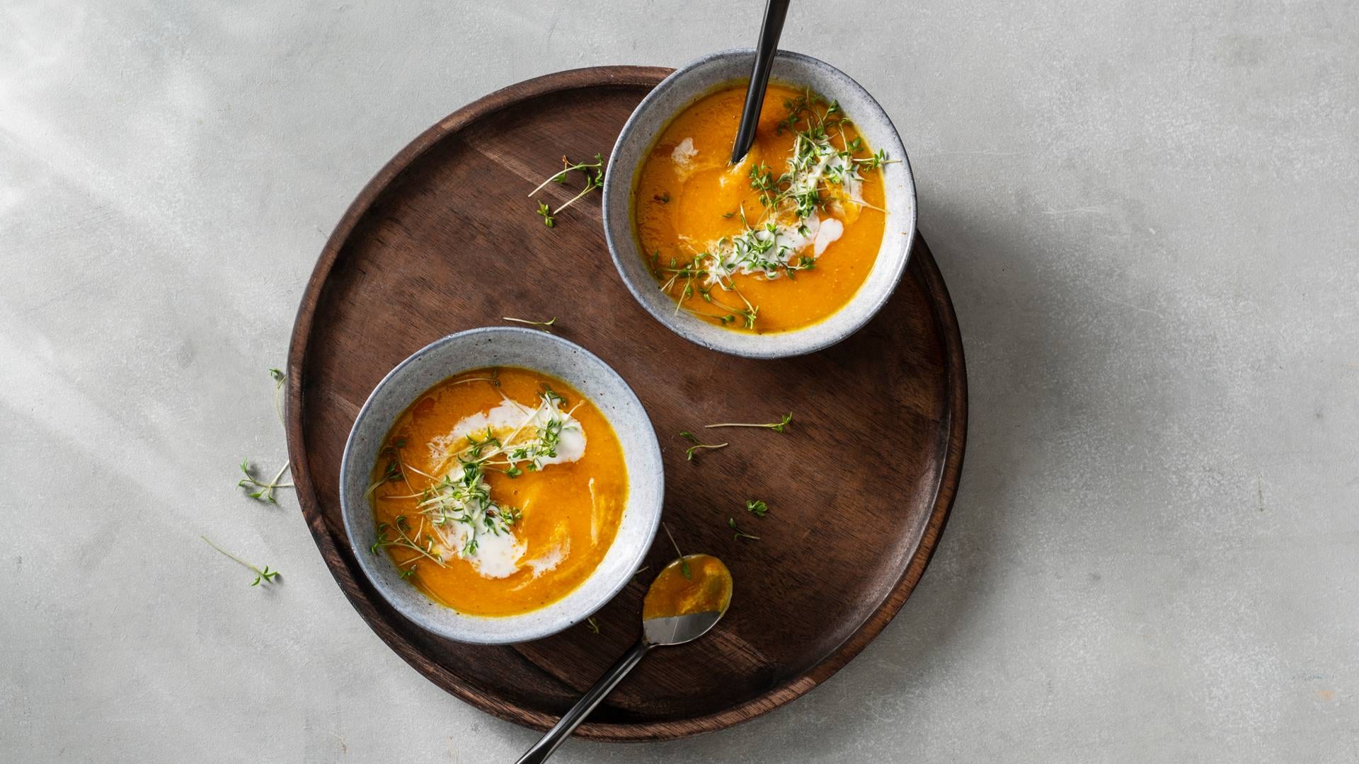 Wortel-pompoen-linzensoep recept - Allerhande | Albert Heijn
