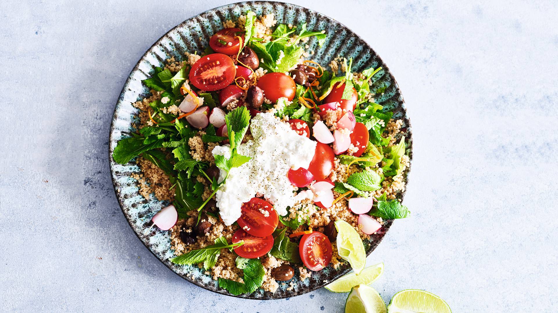 Couscoussalade met raapstelen recept - Allerhande | Albert Heijn