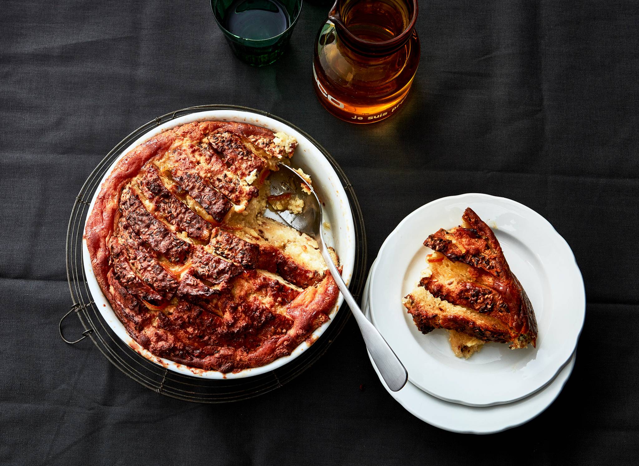 Bread and butterpudding met marmelade en amandelspijs recept ...