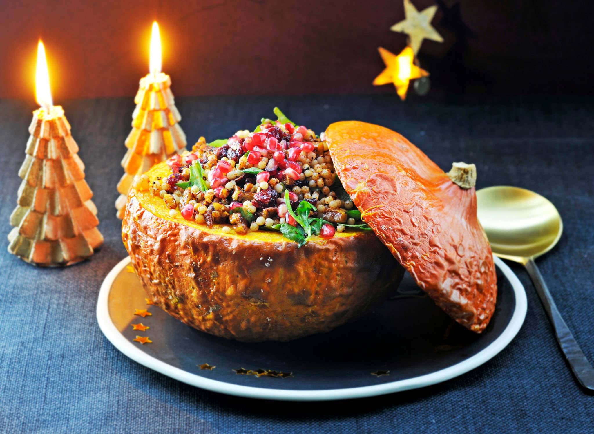 Gevulde pompoen met cranberry en pecannoten recept - Allerhande ...