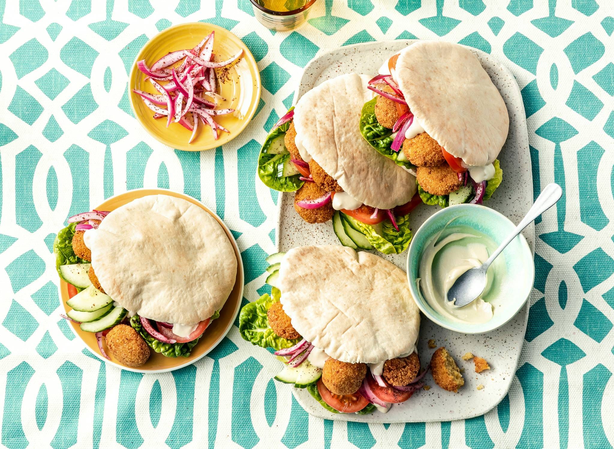 Pita falafel recept - Allerhande | Albert Heijn