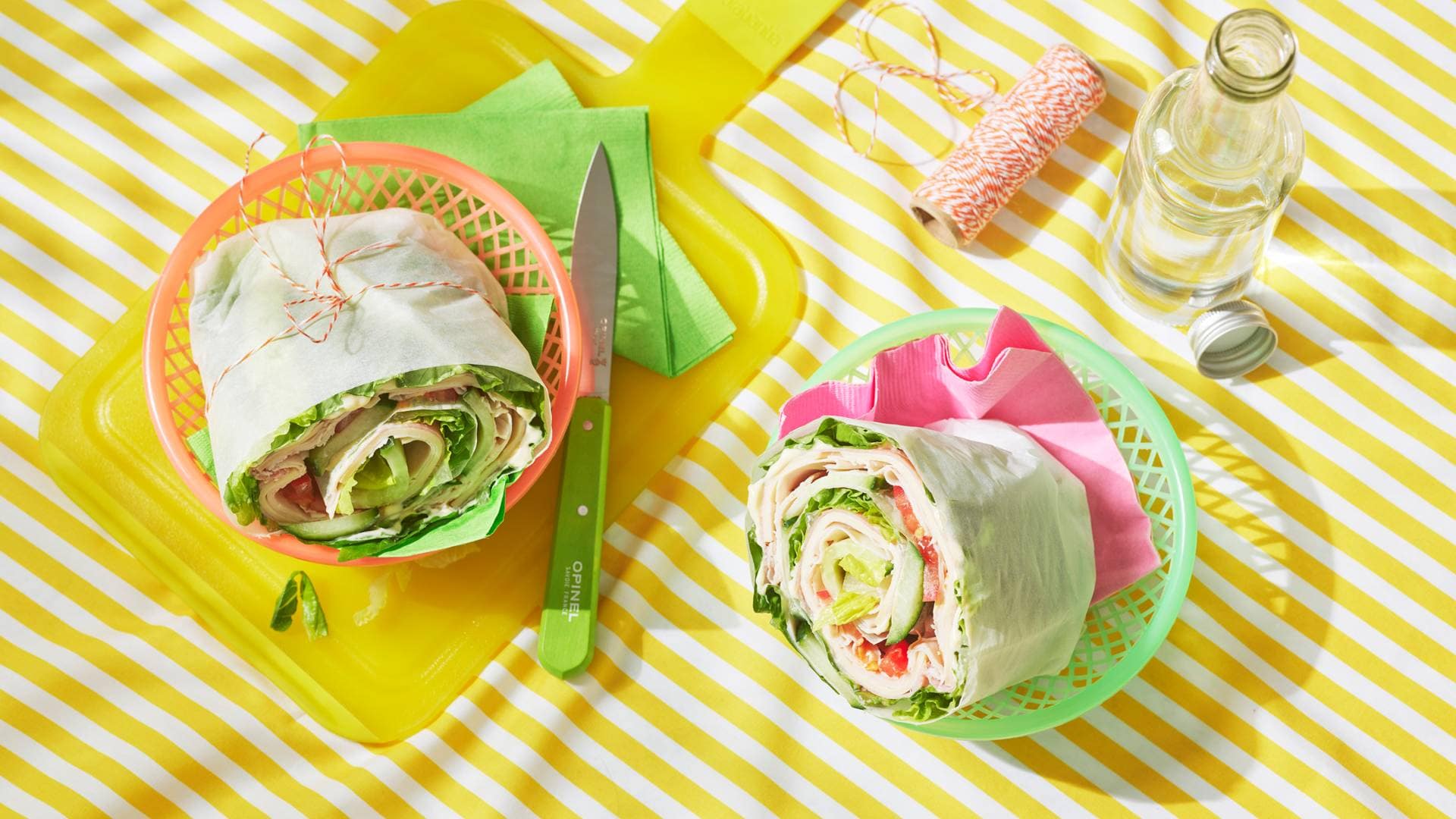 Koolhydraatarme wrap van sla recept - Allerhande | Albert Heijn