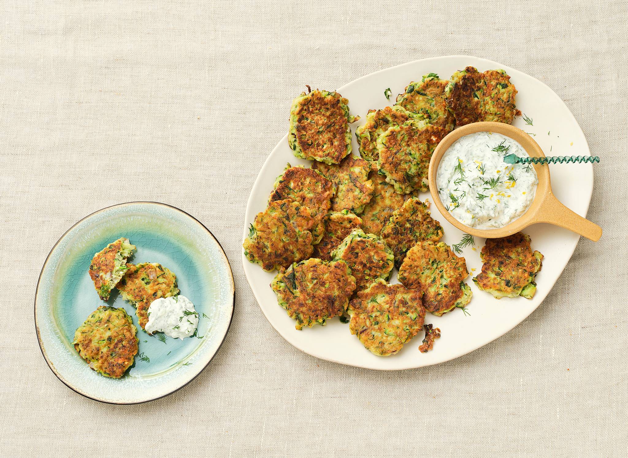 Courgettekoekjes - Kolokithokeftedes recept - Allerhande | Albert Heijn