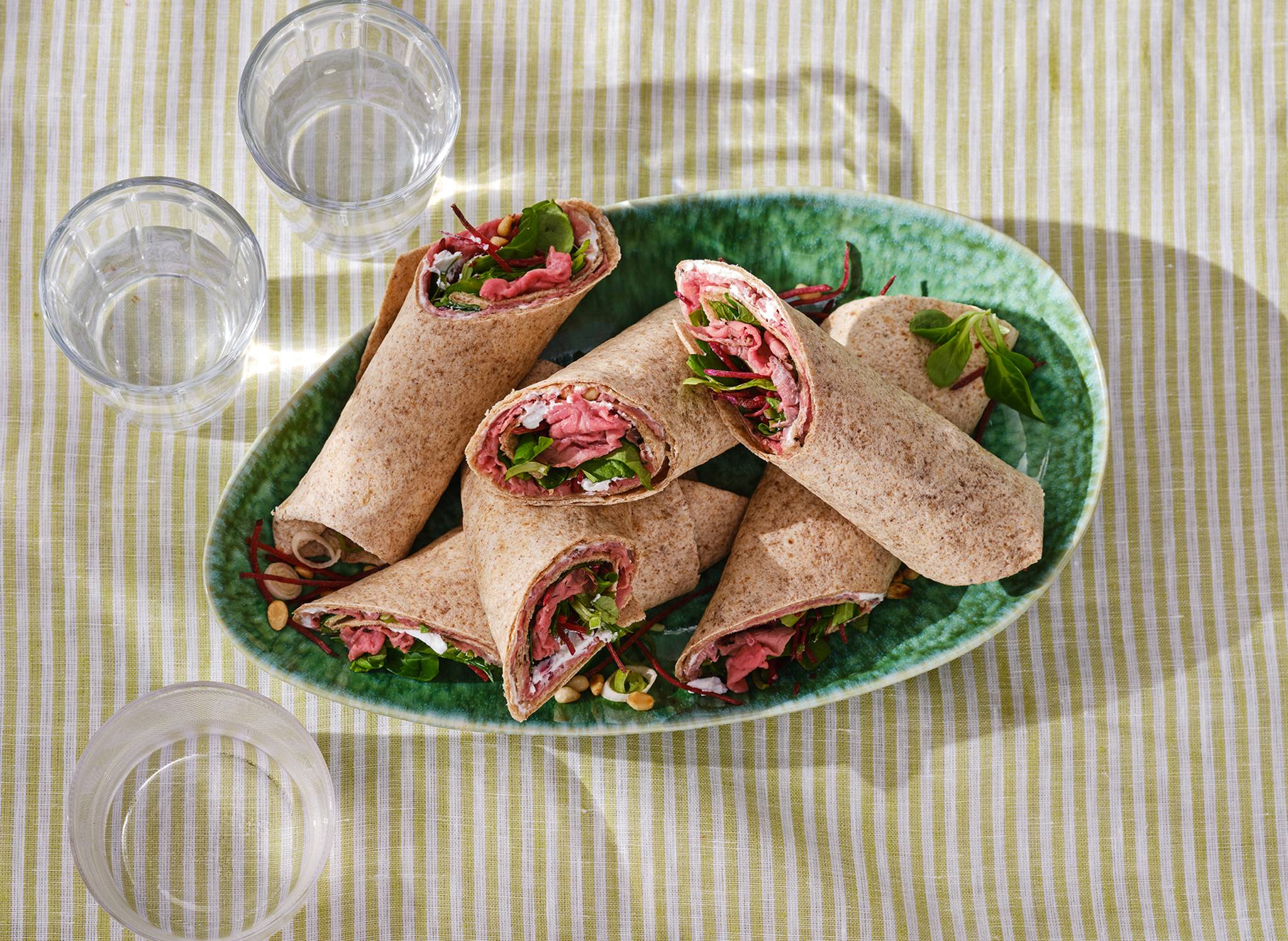 Wrap met geitenkaas en rosbief recept - Allerhande | Albert Heijn