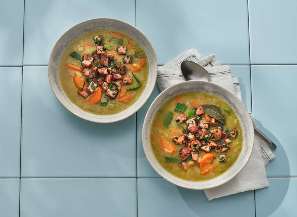 Aardappel-preisoep met gebakken uitjes recept - Allerhande | Albert ...