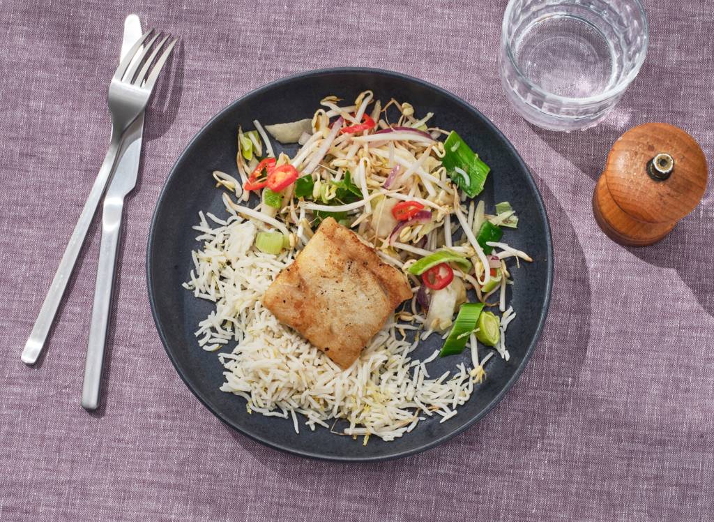 Koolvis met Chinese groenten recept - Allerhande | Albert Heijn