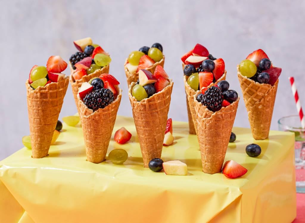 Groente- en fruitspiesjes recept - Allerhande | Albert Heijn