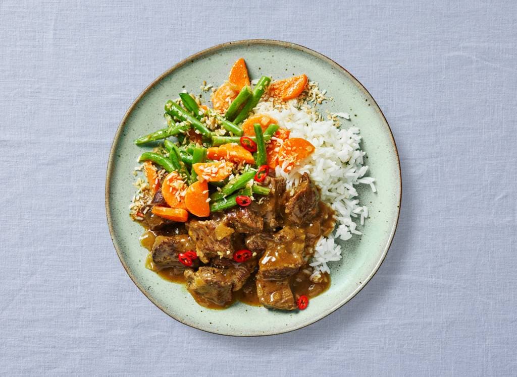 AH verspakket gebakken gele rijst met saté recept - Allerhande | Albert ...