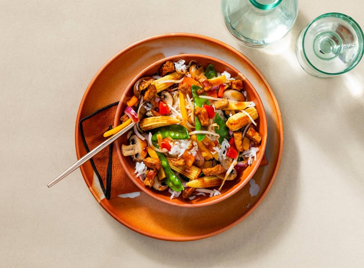 Vegan tjap tjoy tofu recept - Allerhande | Albert Heijn