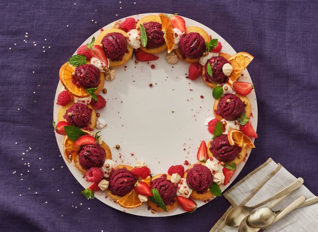 Eetbare kerstkransen: een feestje op tafel | Allerhande