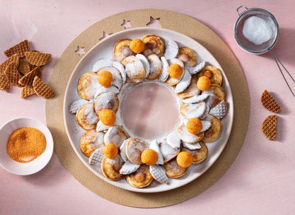 Eetbare kerstkransen: een feestje op tafel | Allerhande