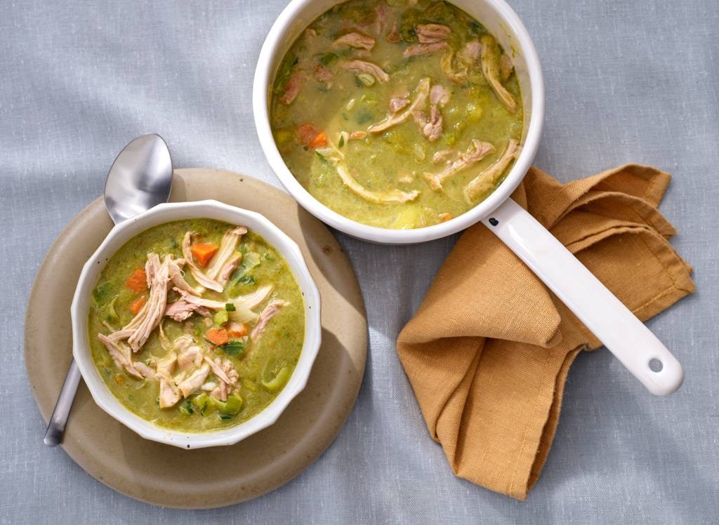 Romige kippensoep met groente recept - Allerhande | Albert Heijn