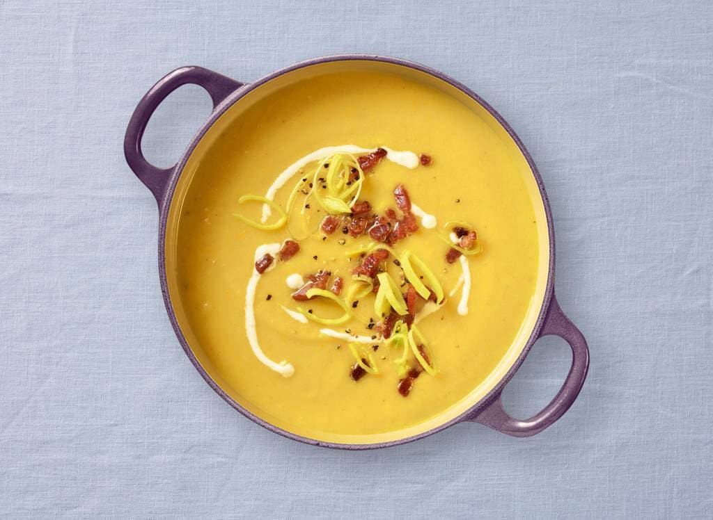 AH Excellent verspakket prei-kerrie soep recept - Allerhande | Albert Heijn