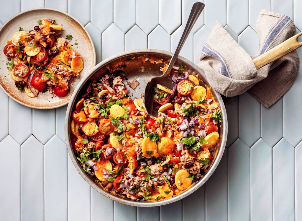 Tunamelt met gebakken aardappeltjes van London Loy recept - Allerhande ...