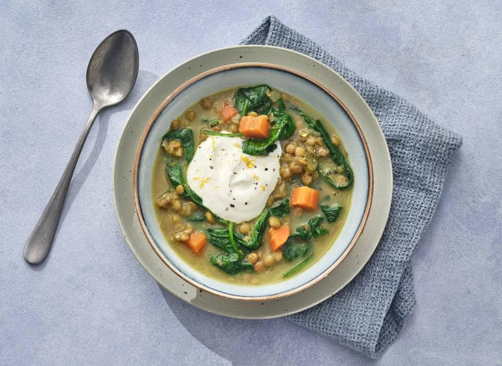 Groene linzensoep recept - Allerhande | Albert Heijn