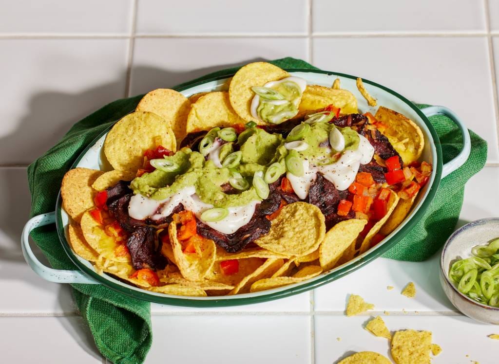 Loaded nacho's met bietstuk van London Loy recept - Allerhande | Albert ...