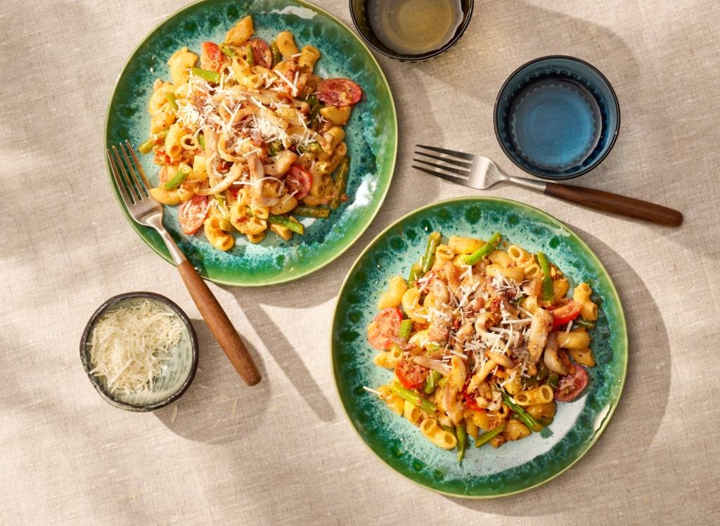 Macaroni met kip recept - Allerhande | Albert Heijn