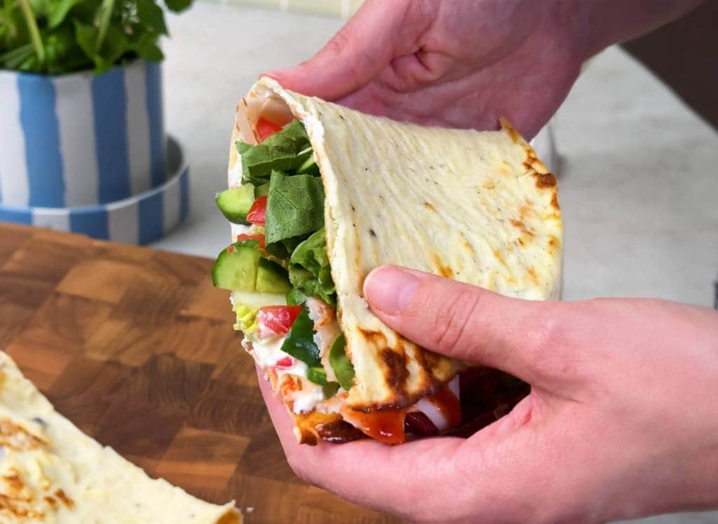 Cottage cheese flatbread recept - Allerhande | Albert Heijn