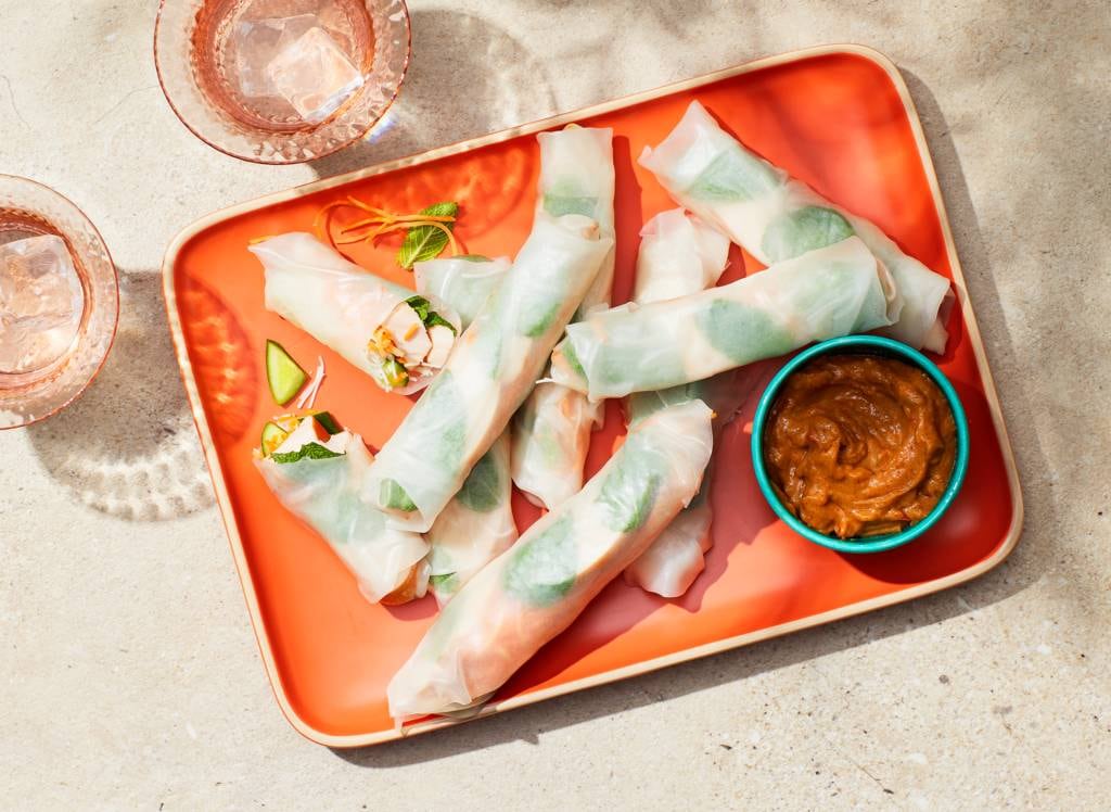 Summer rolls met kip en munt recept - Allerhande | Albert Heijn