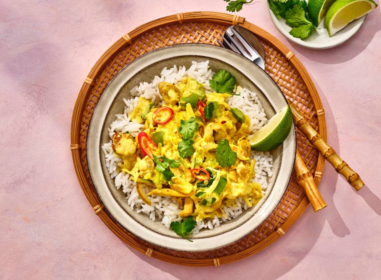 'Thaise' gele curry met kip en kokosmelk recept - Allerhande | Albert Heijn