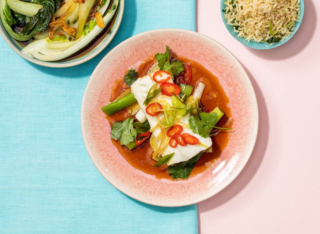 Gestoomde gember-bosui-kabeljauw met sojasaus (advertorial) recept ...