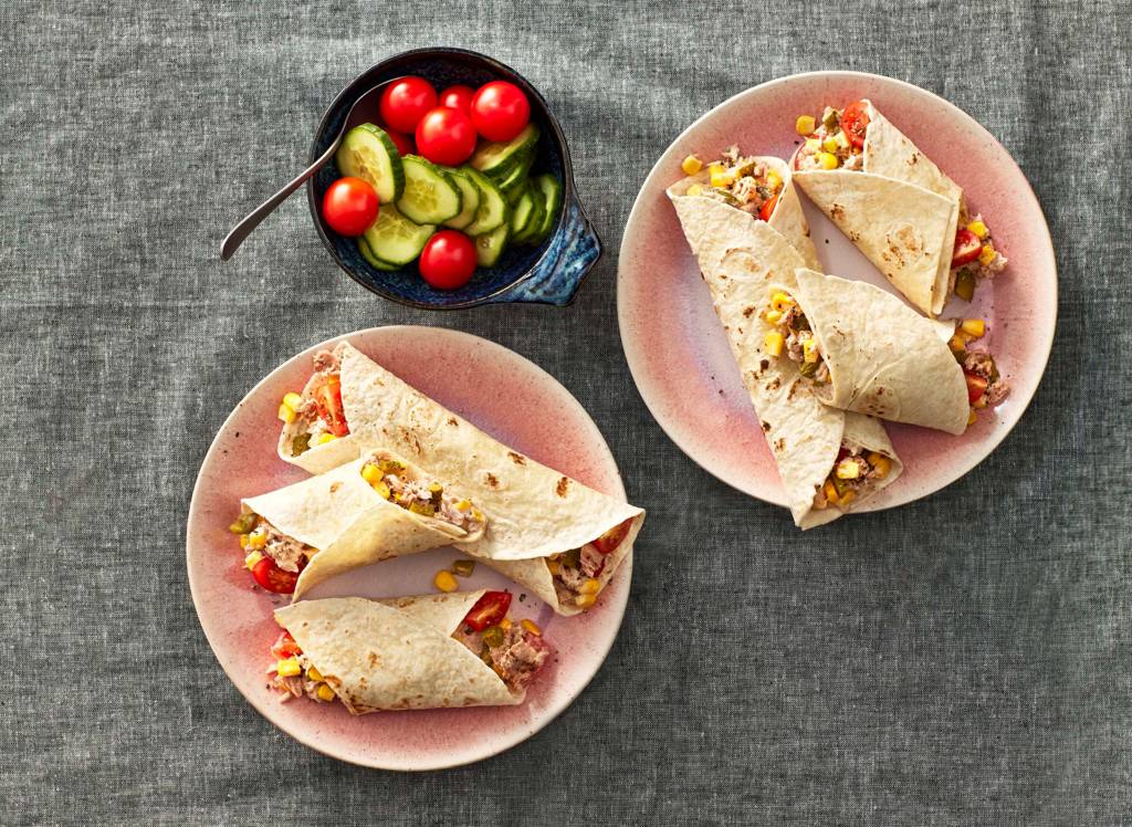 Wraps met tonijn recept - Allerhande | Albert Heijn