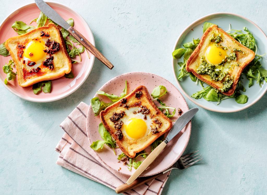 Gebakken brood-eitje recept - Allerhande | Albert Heijn