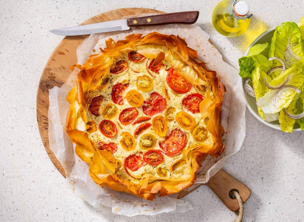 Filodeeg-galette met tomaten recept - Allerhande | Albert Heijn