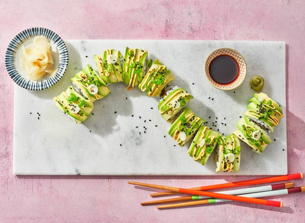 Dragon roll sushi recept - Allerhande | Albert Heijn